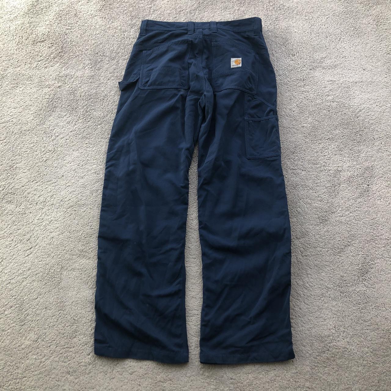 Vintage Carhartt Double Knee Nylon Trousers Pants... - Depop
