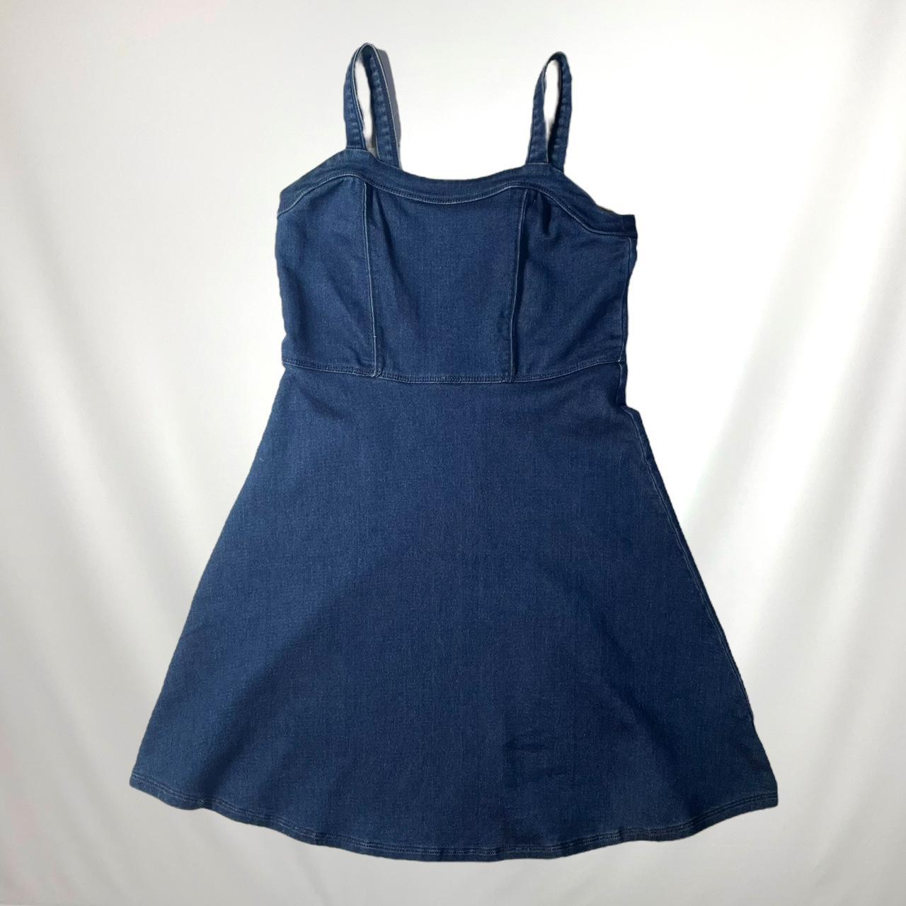 Blue Denim Dress ★ Size youth 12, fits like... - Depop