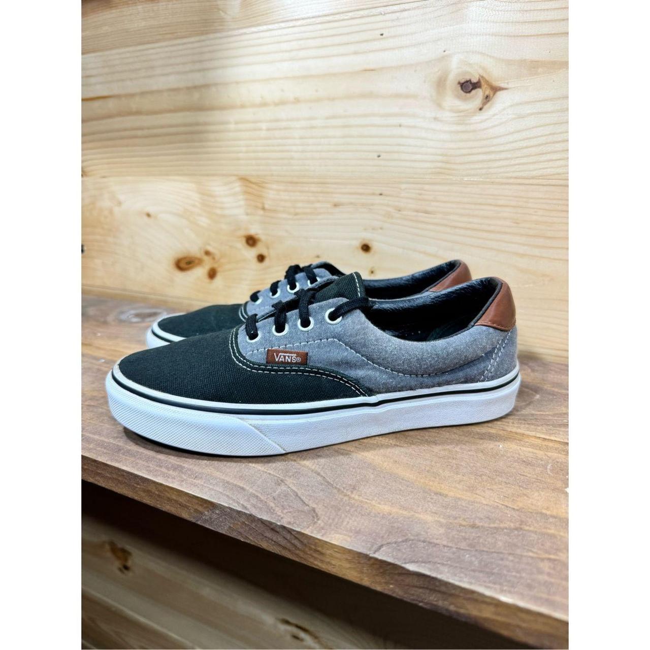VANS Era 59 Unisex Size M5 W6.5 Sneakers Gray Black
