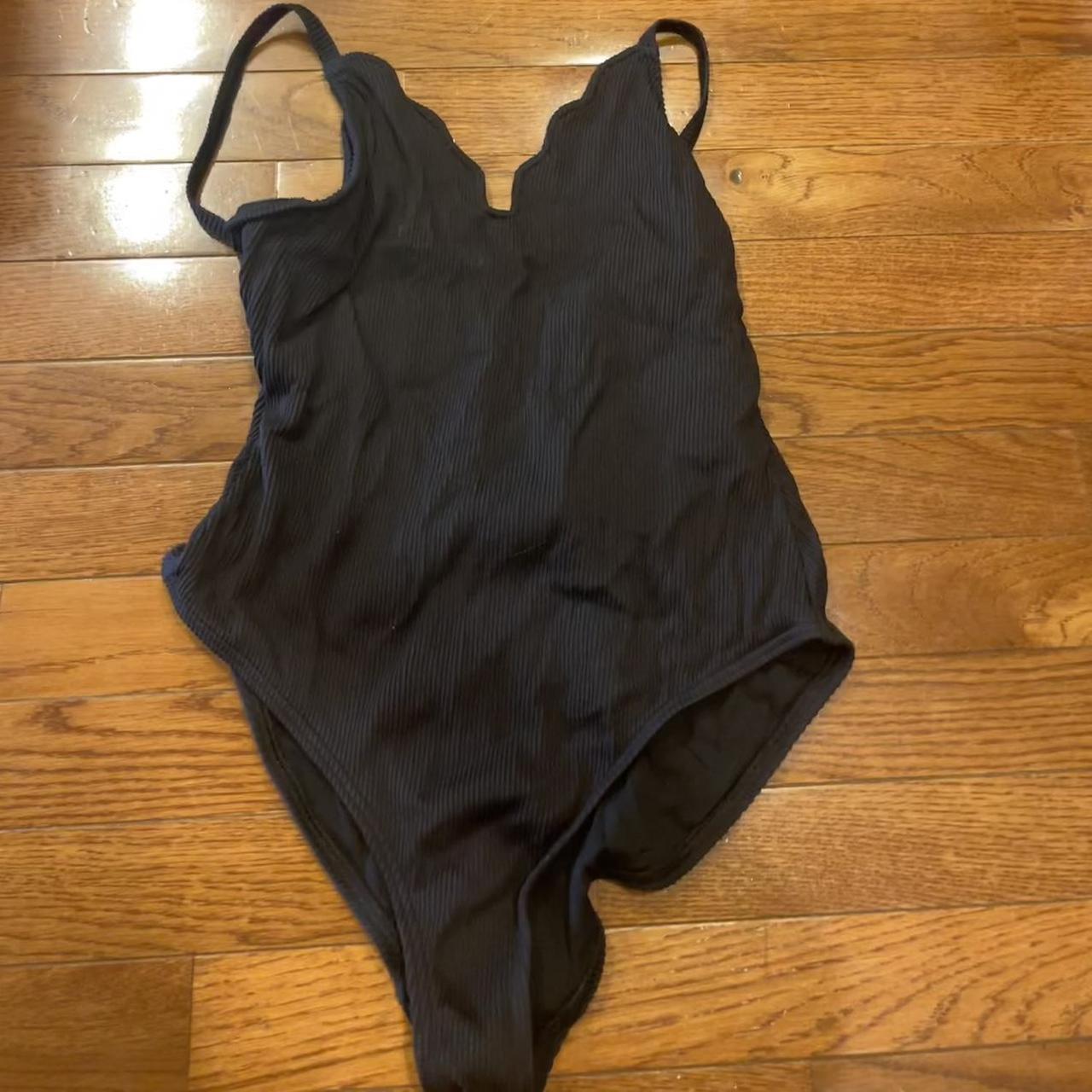 Pacsun One Piece Bathing Suit Scalloped Top And Low Depop