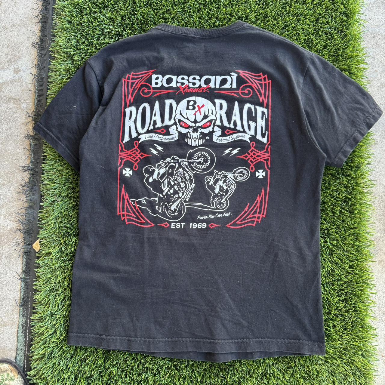 Bassani road rage tee Size Large Extremely small on... - Depop
