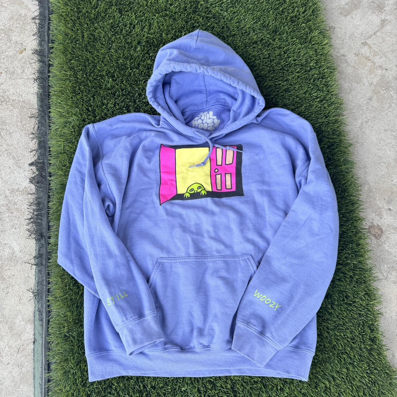 Still Woozy Merch Door Peek Hoodie Sweatshirt Size... - Depop