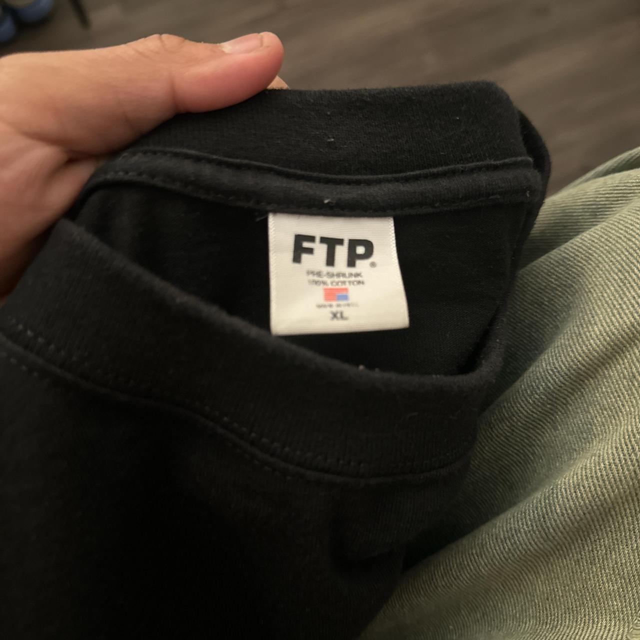 FTP Chrome Logo tee Size XL Perfect condition Worn... - Depop