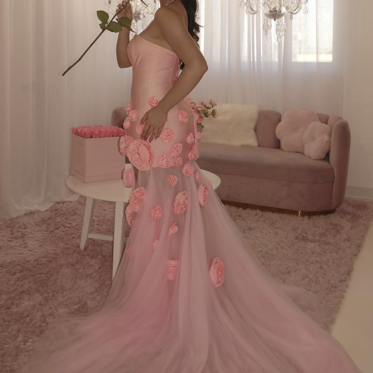 Kiss Prom Dress Rose Prom Dress size US 4/6. Only... | Depop