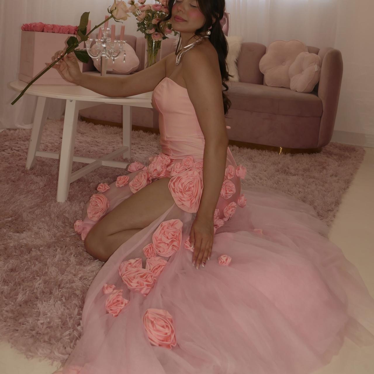 Kiss Prom Dress Rose Prom Dress size US 4/6. Only... | Depop