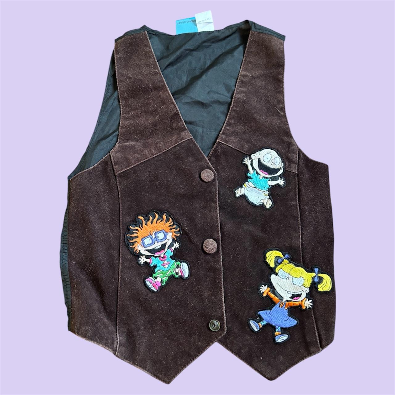 90s Rugrats brown kids vest In pretty good... | Depop