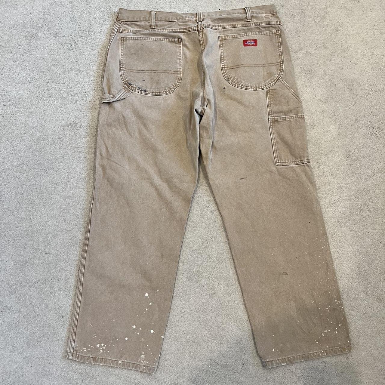 Dickies Tan Workwear Jeans Size 36W - 30L #dickies... - Depop