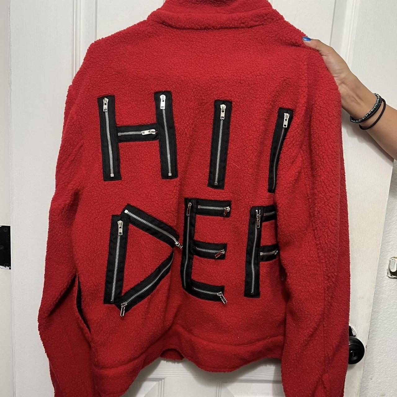 Hii-def red sherpa jacket in size medium!!!! SELLING... - Depop