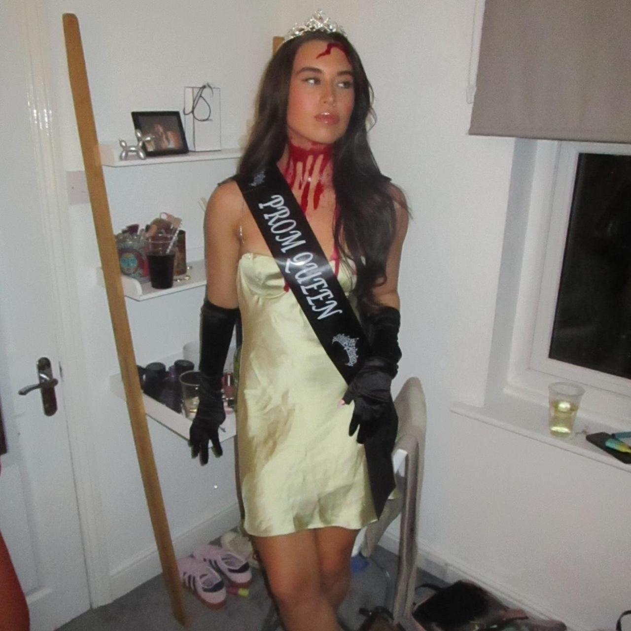 Prom queen outfit Includes dress size small Gloves... - Depop