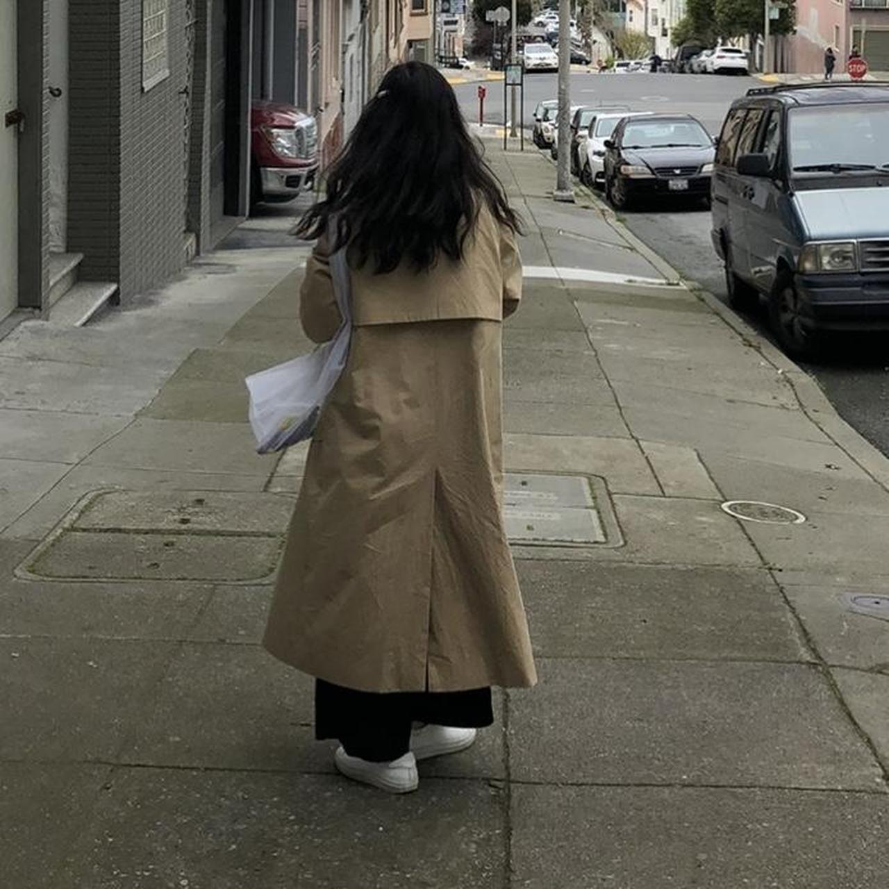 The Frankie Shop trench coat - label says Kiki... - Depop