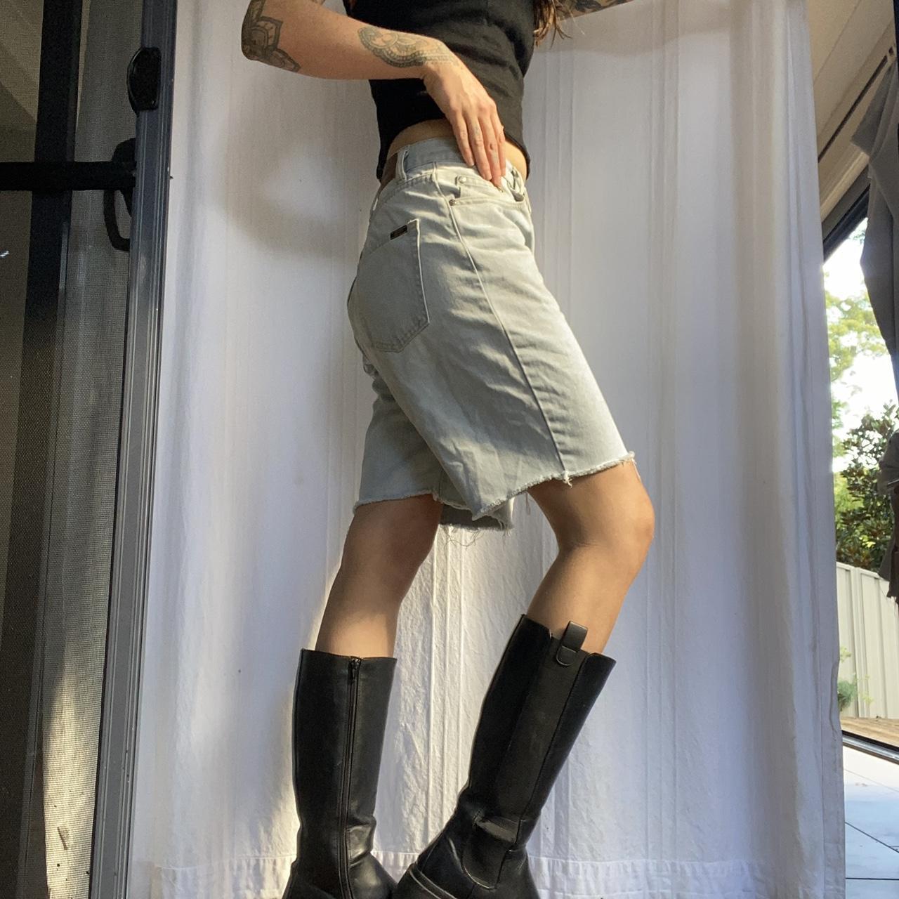 Dejour denim shorts, cut off jean shorts super comfy... - Depop