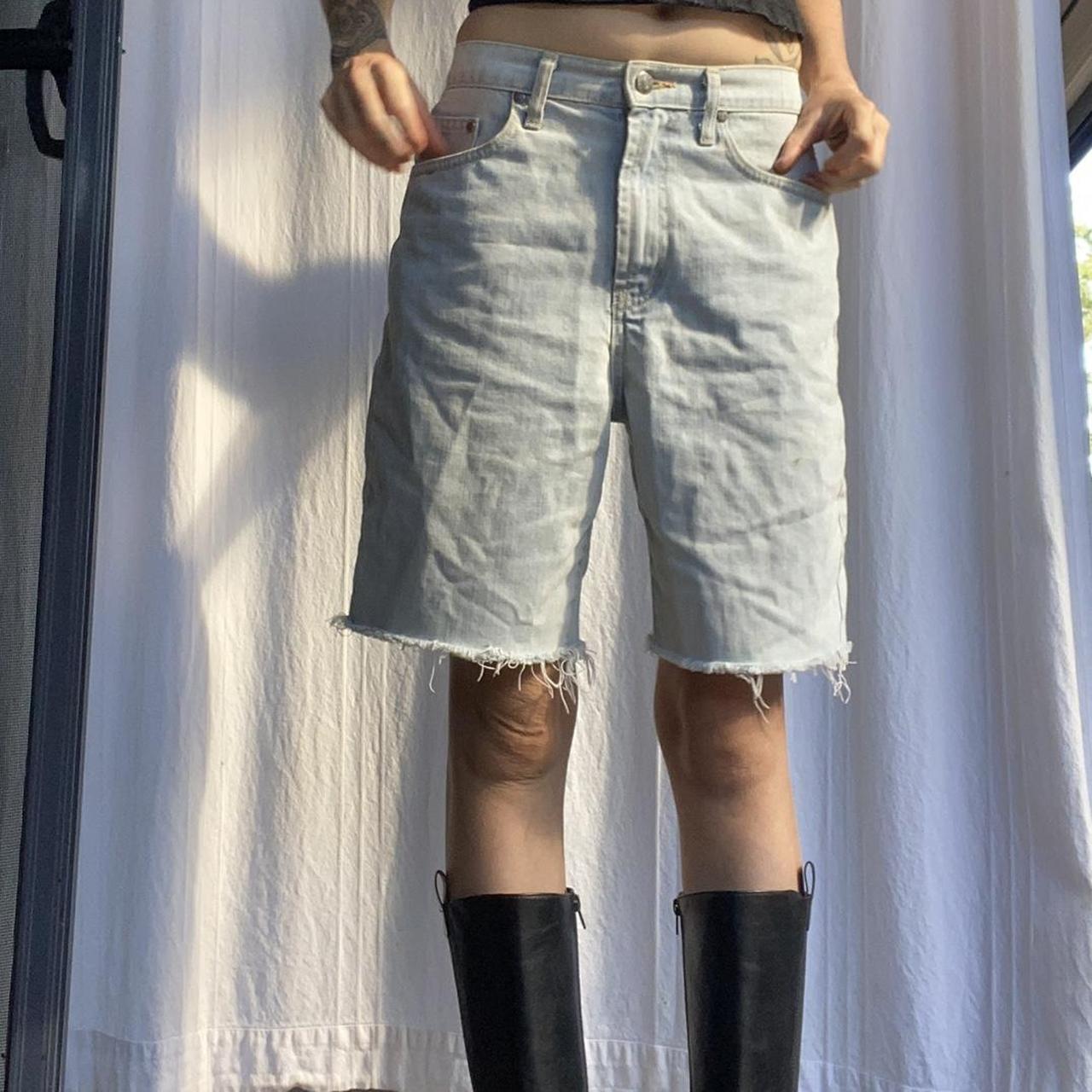 Dejour denim shorts, cut off jean shorts super comfy... - Depop