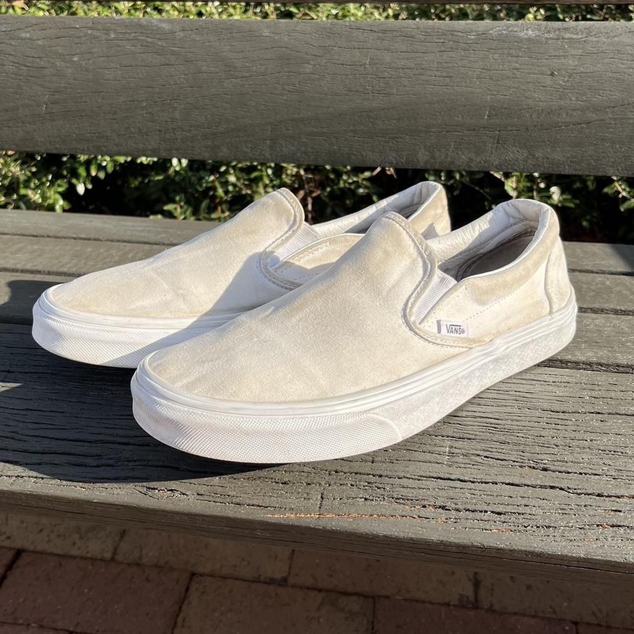 Vans All White Slip on🔥 Sick pair of classic all... - Depop