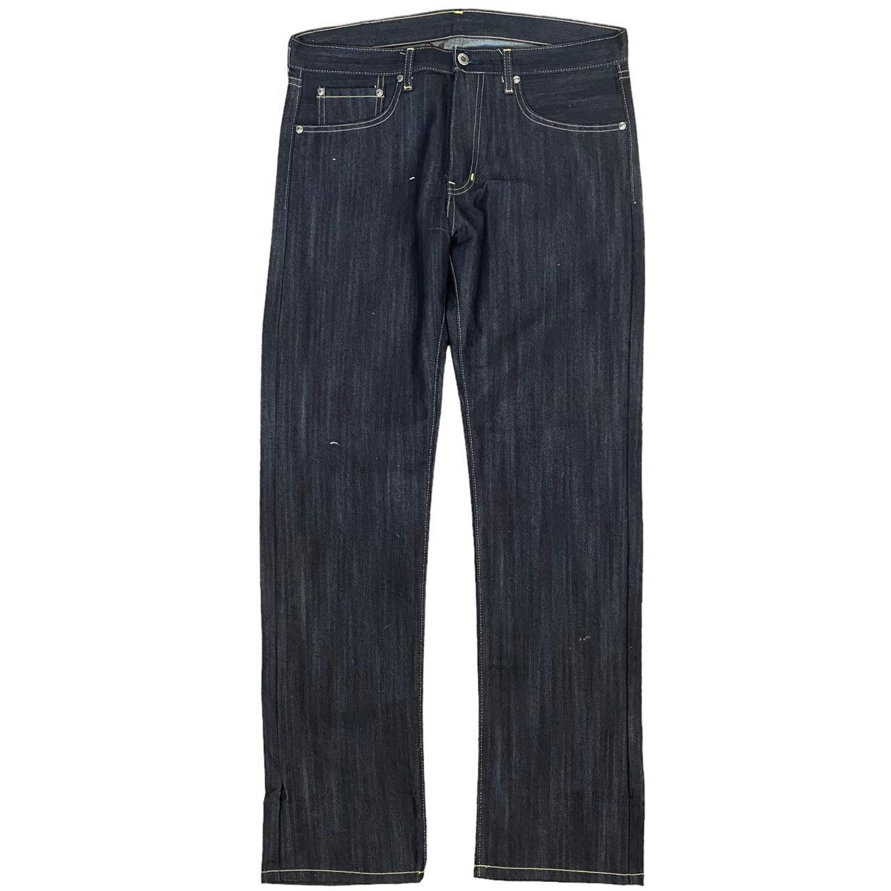 Baggy Sugoi Denim Fish Jeans Size : 34” Condition... - Depop