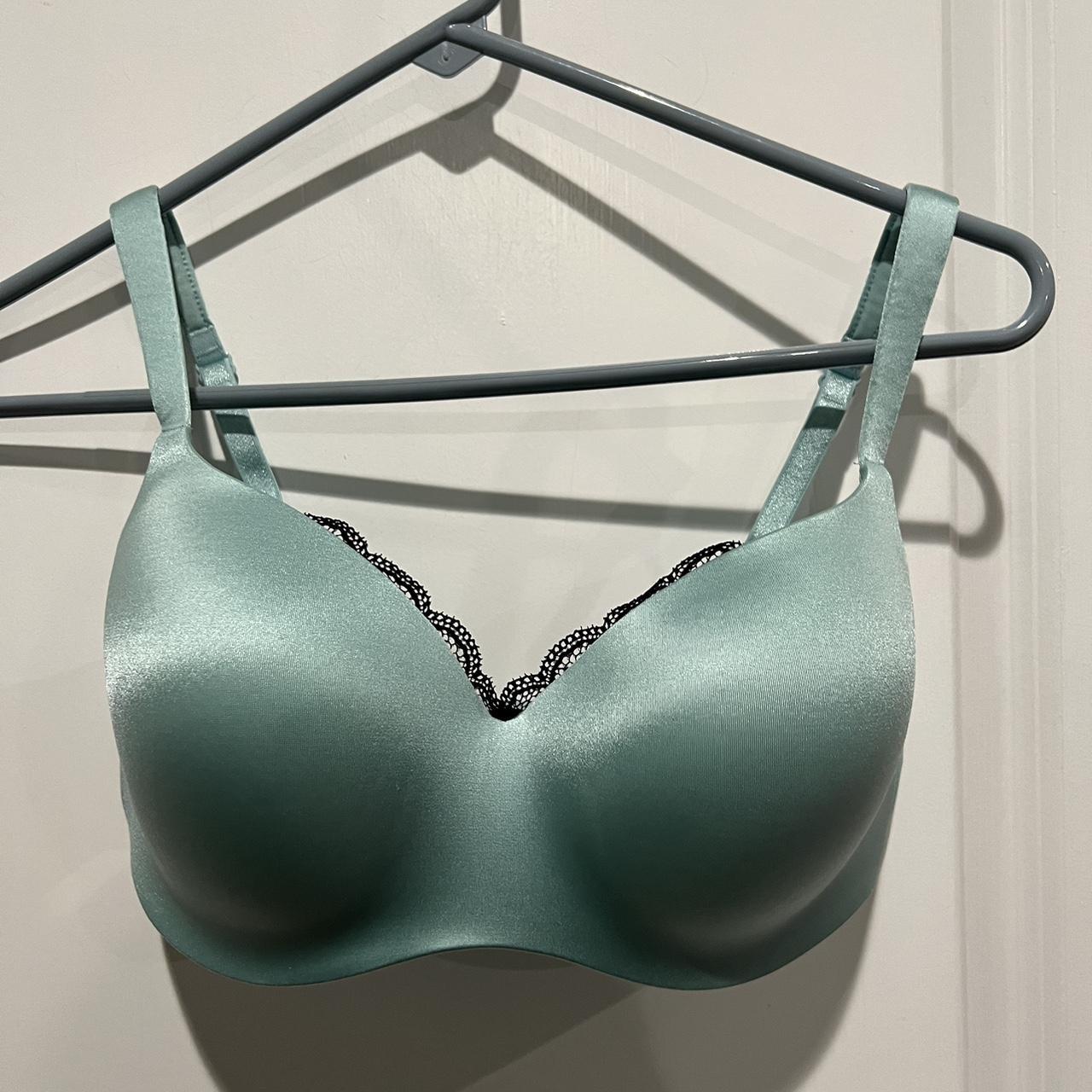 Soma Enhancing Shape Wireless Lace Trim Bra, Sz 34D - Depop