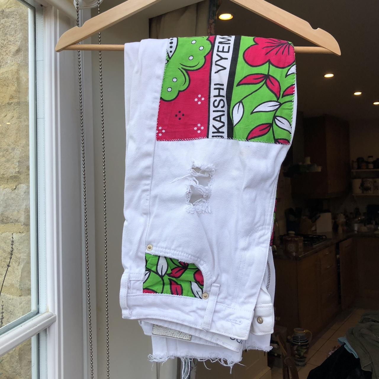 Incredible Funky Kanga patchwork hot pink green... | Depop