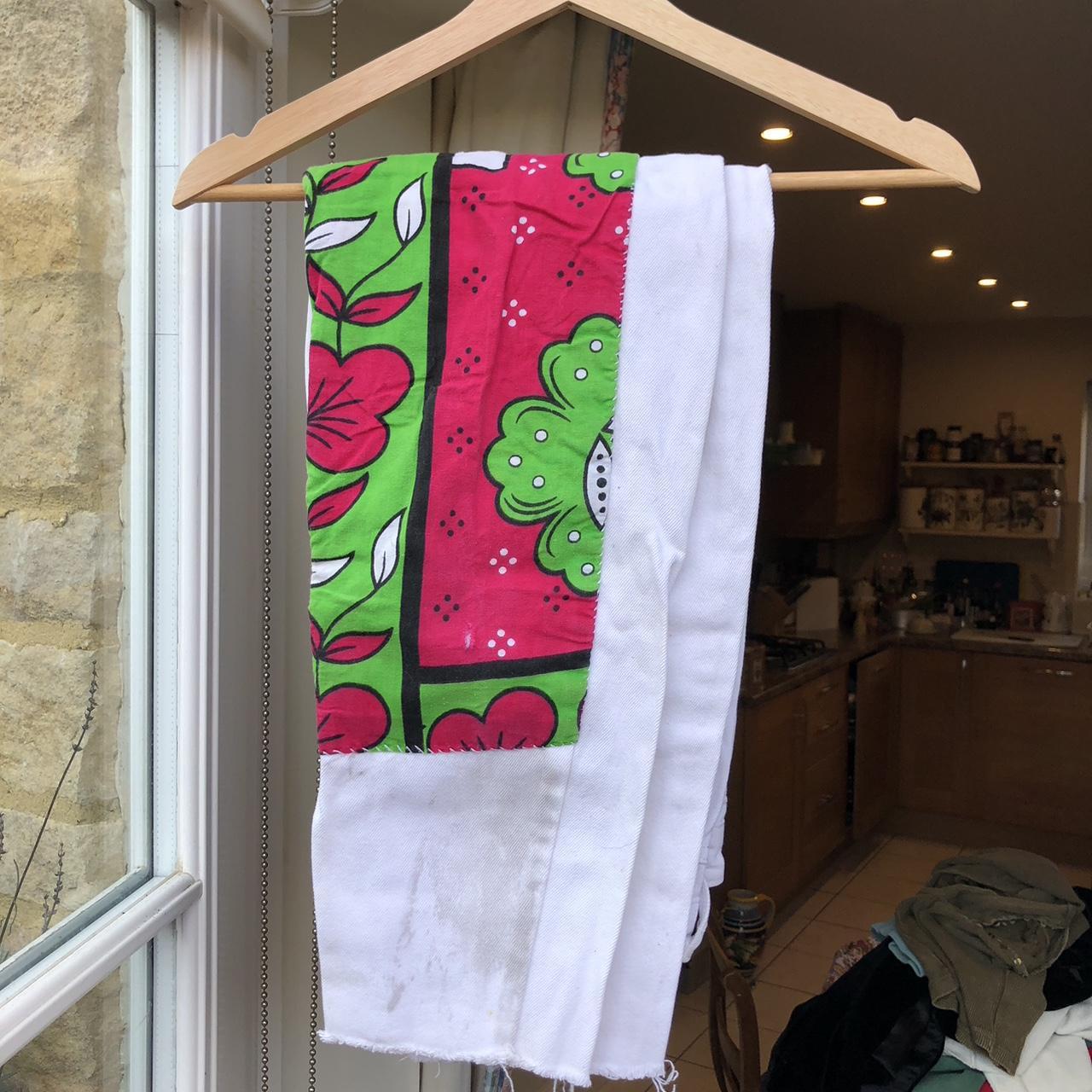 Incredible Funky Kanga patchwork hot pink green... | Depop