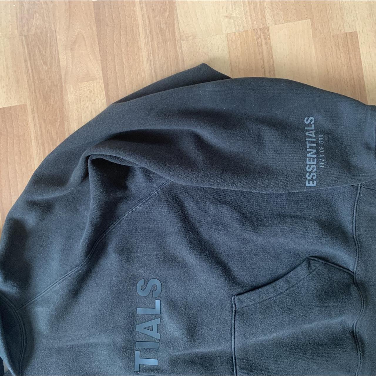 FOG Essentials black hoodie 100% authentic with... - Depop