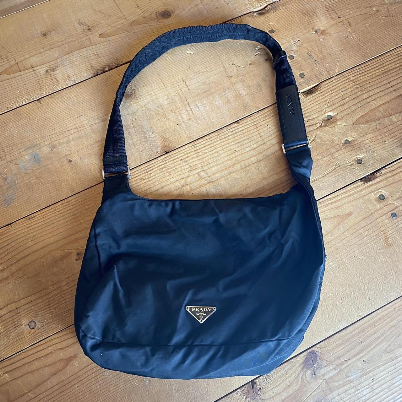 Prada Nylon Asymetrical Bag BRAND Prada MATERIAL... - Depop