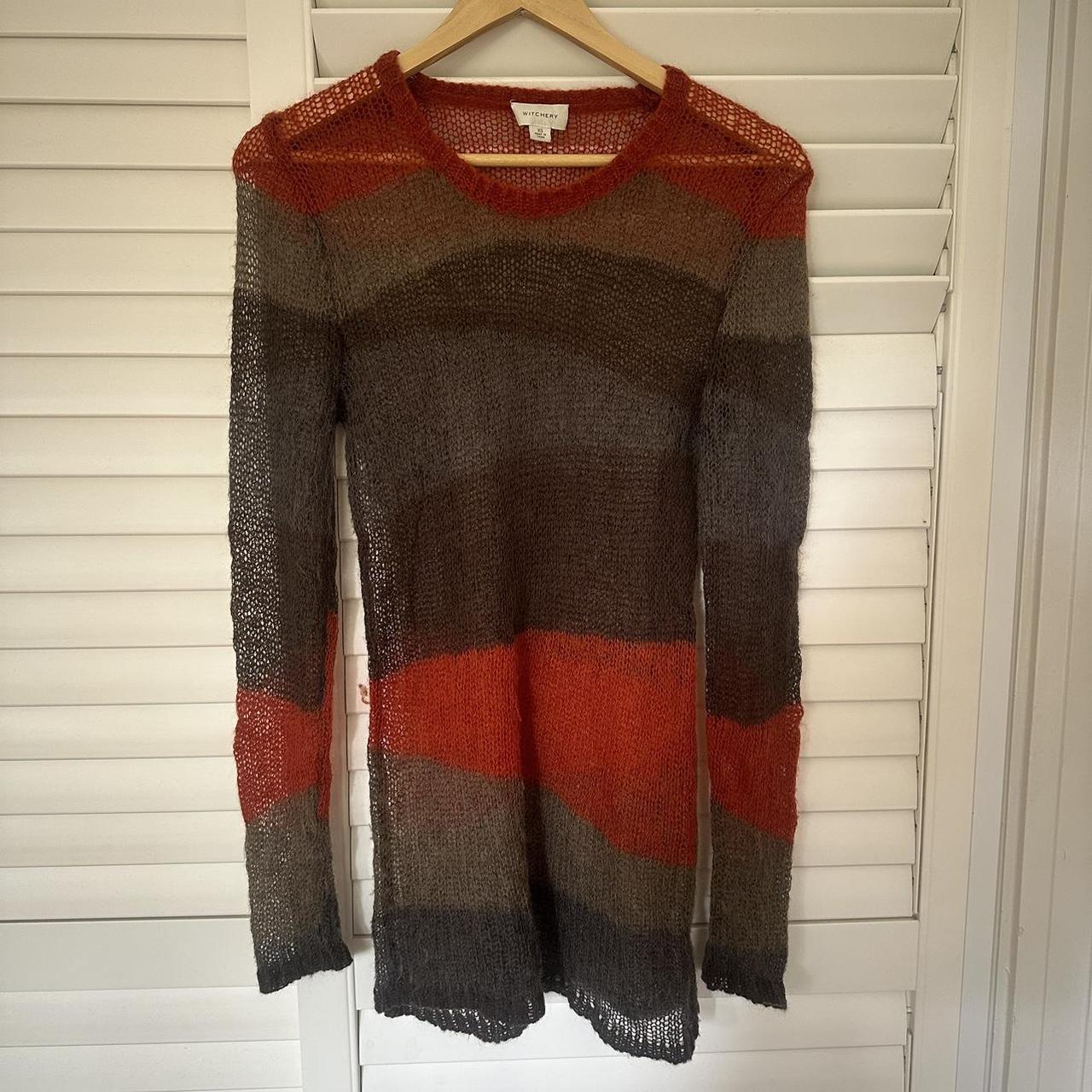 Witchery striped knit sweater / dress Great... | Depop