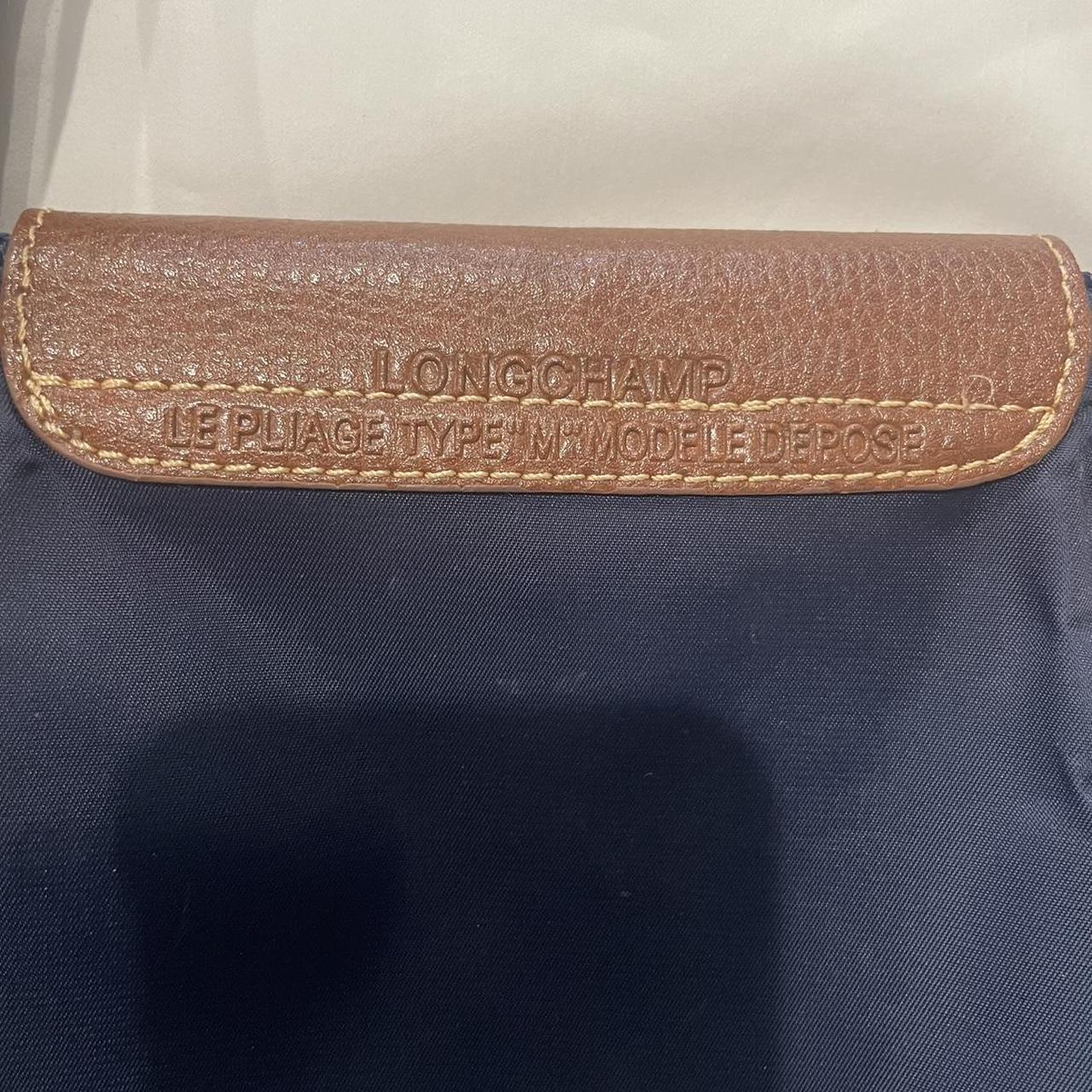 Longchamp Model M Navy Blue bag Dimensions : 11 in... - Depop