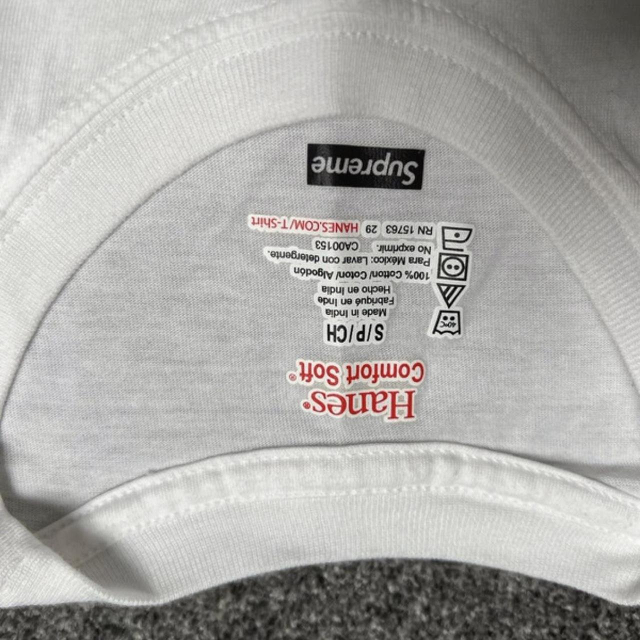 Supreme Men's White T-shirt | Depop