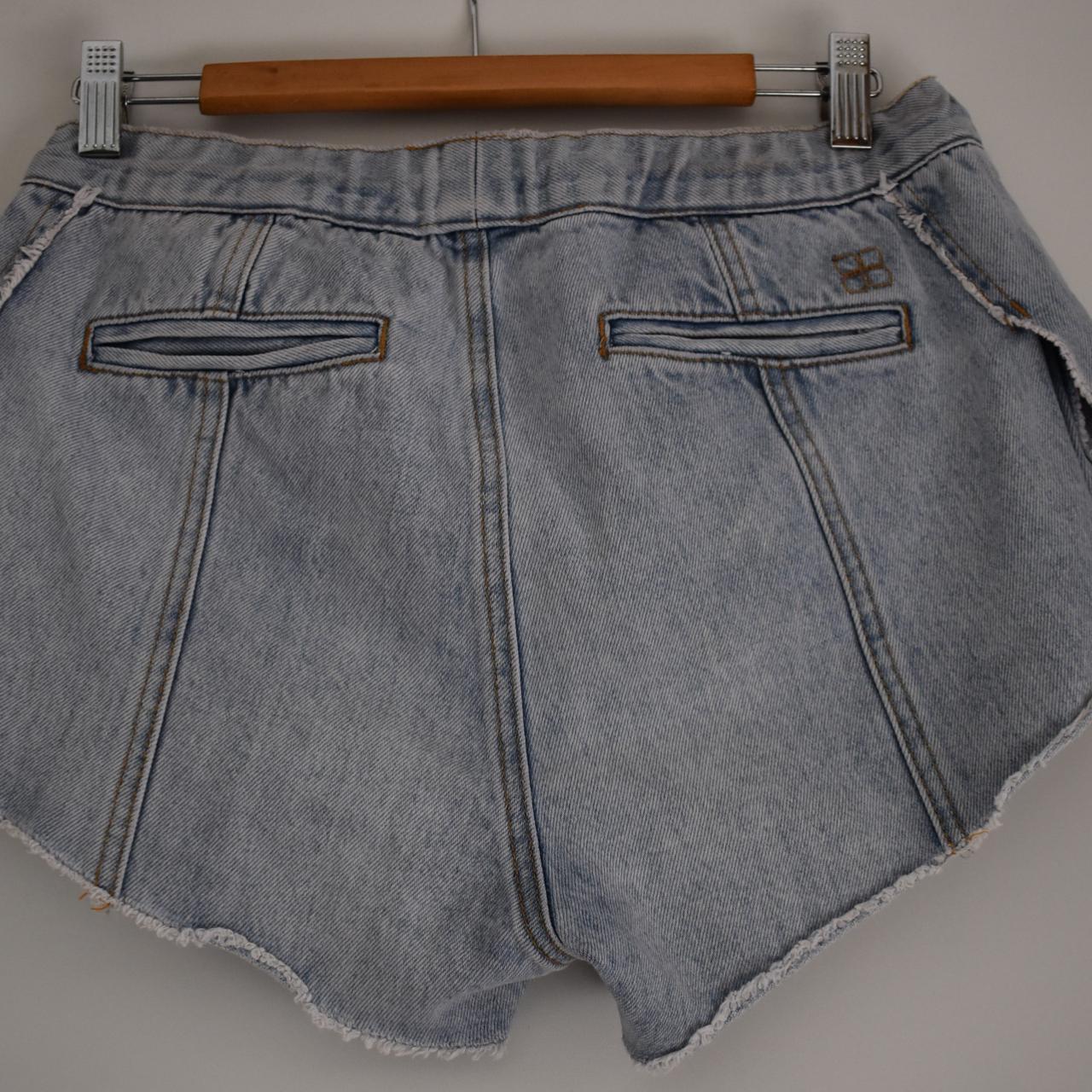 Insight denim shorts with side splits sz 10 vgc - Depop