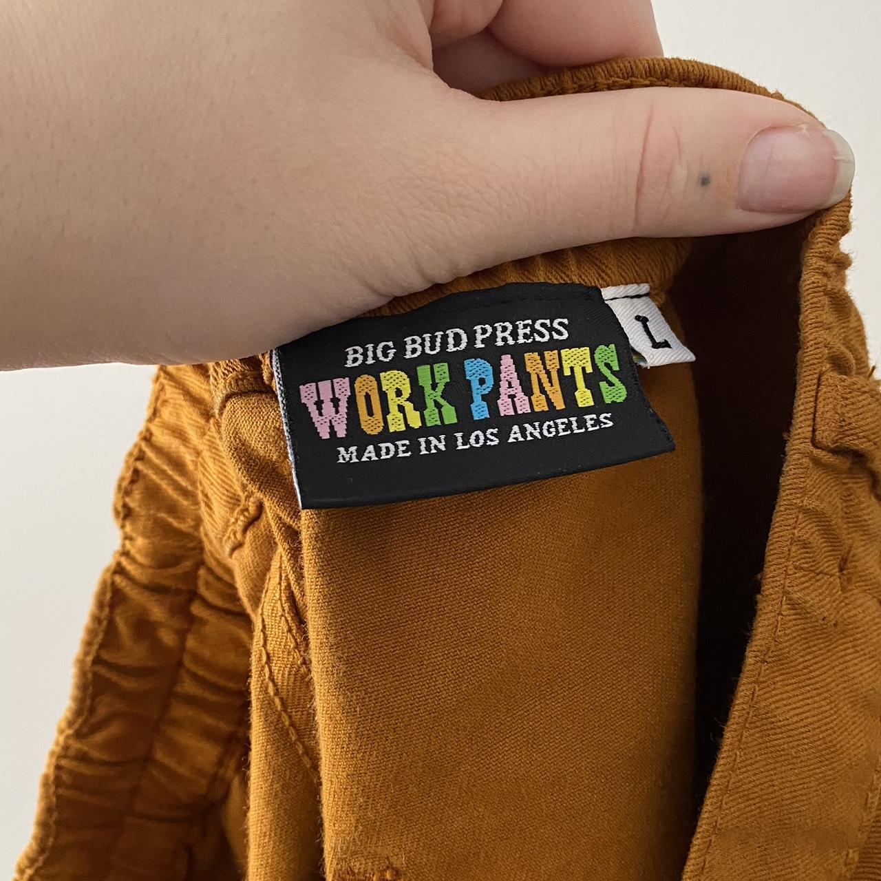 big bud press work pant shorts in size L! these fit... - Depop