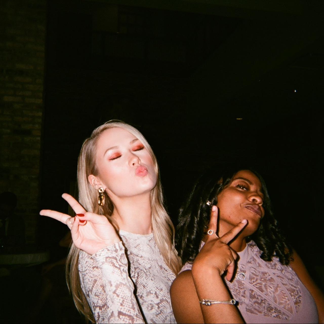 Leith snakeskin body con dress with super flattering... - Depop