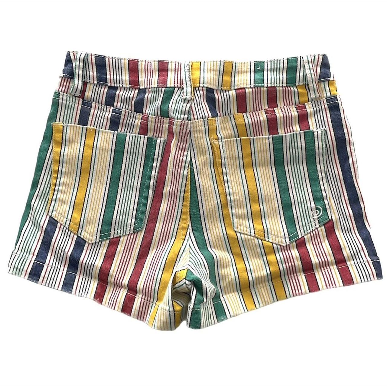 Adorably 90s inspired striped shorts. Label: Indigo... - Depop