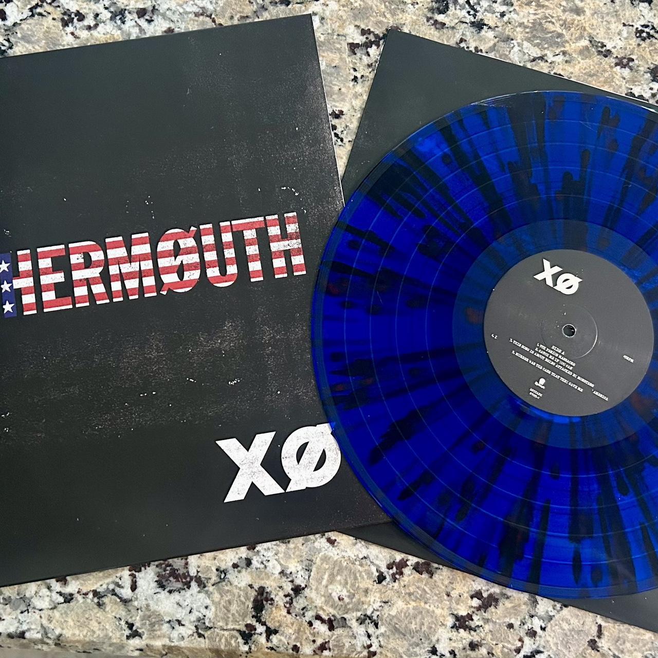 Blue Splatter presssing of XO by Leathermouth.... - Depop