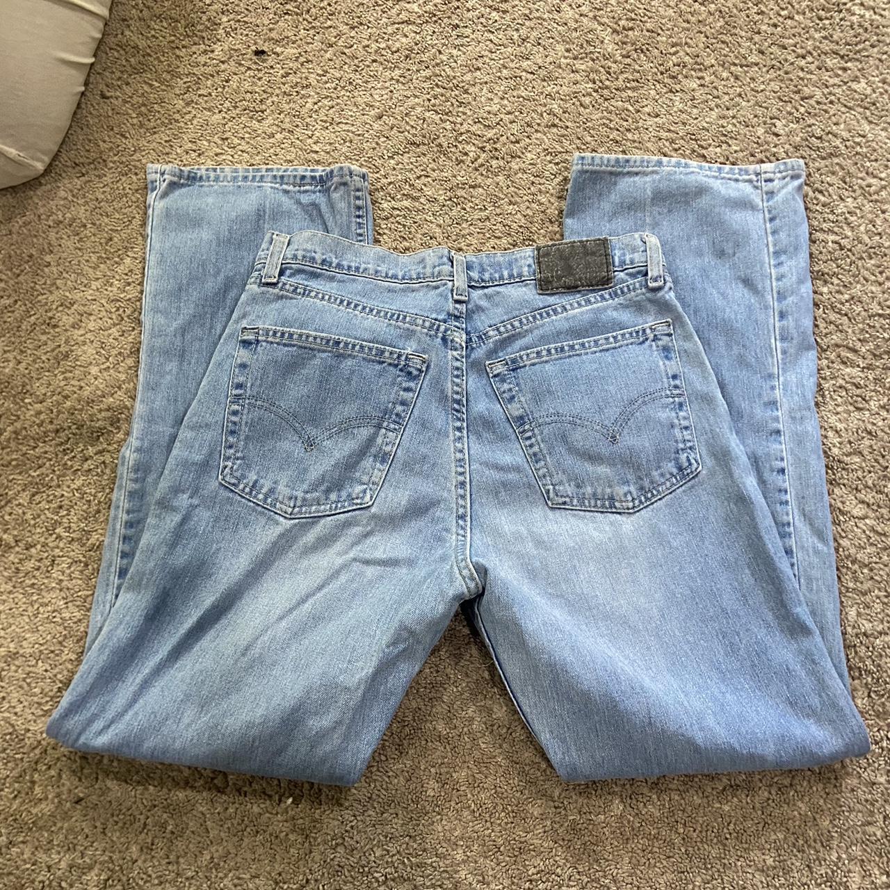 vintage silver tab levis jeans 32x30 baggy #skater... | Depop