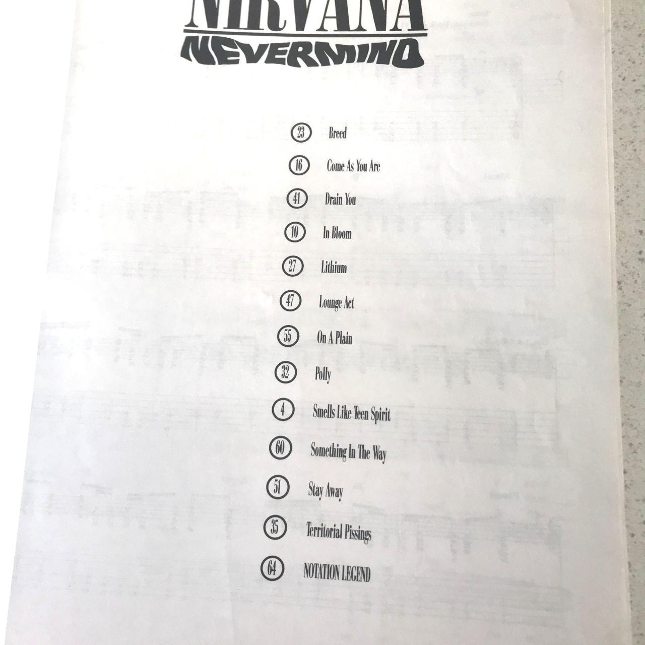Nirvana Nevermind Hal Leonard Corp. Guitar Tab... - Depop