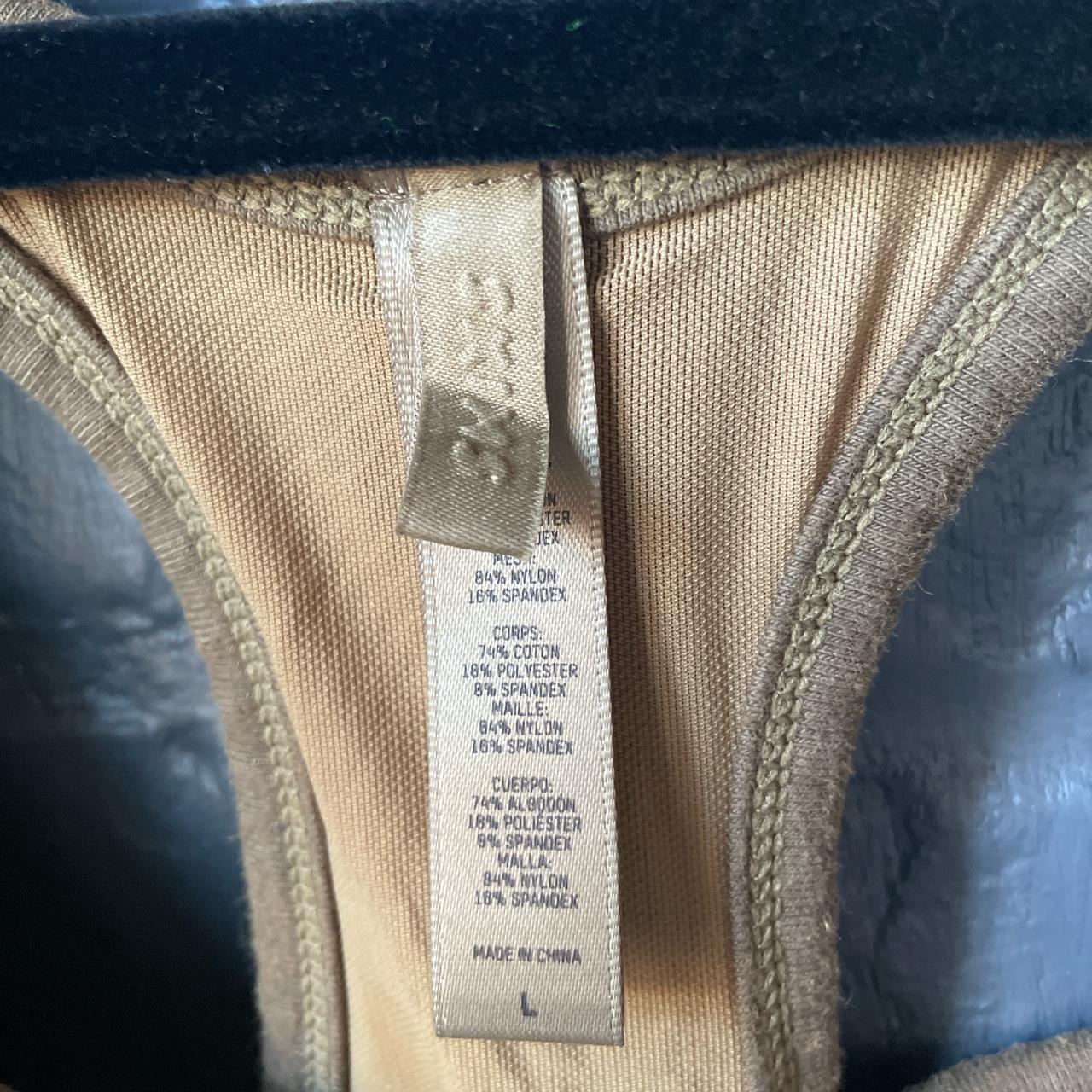 Skims unitard - bra lined, size L in washed desert... - Depop