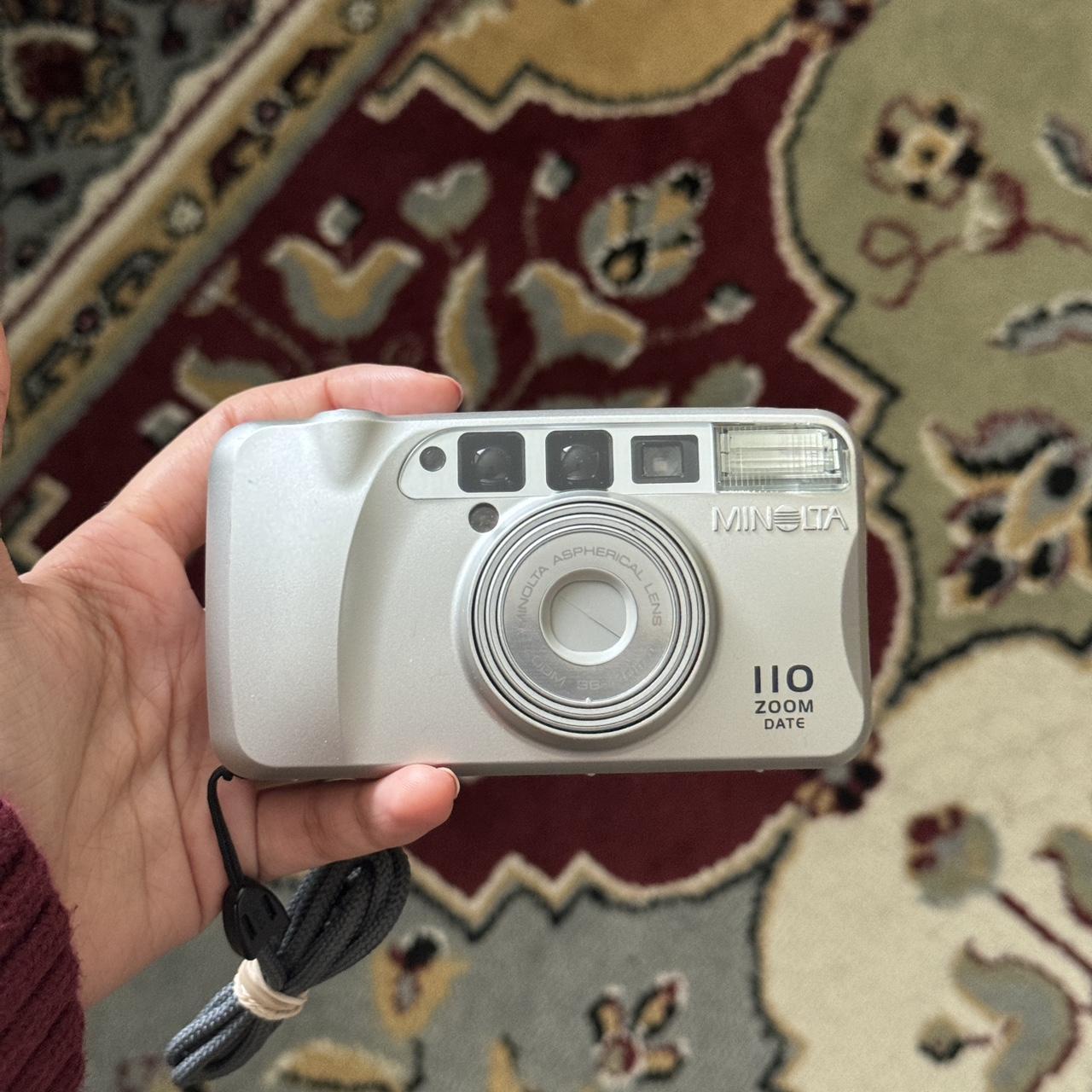 Minolta 110 Zoom Date camera - 35mm point and shoot... - Depop