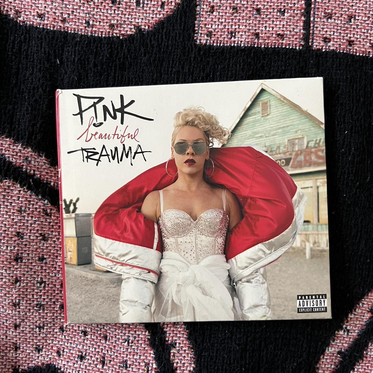 P!nk Beautiful Trauma cd. Played maybe 4 times.... - Depop
