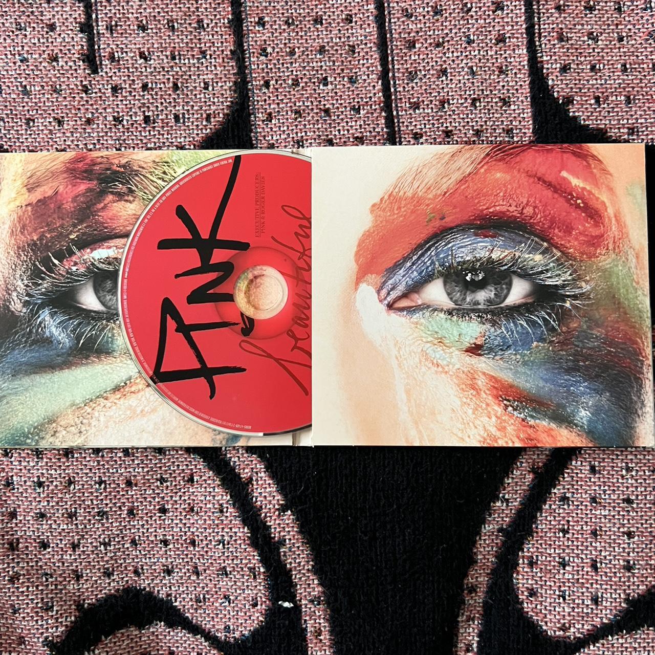P!nk Beautiful Trauma cd. Played maybe 4 times.... - Depop