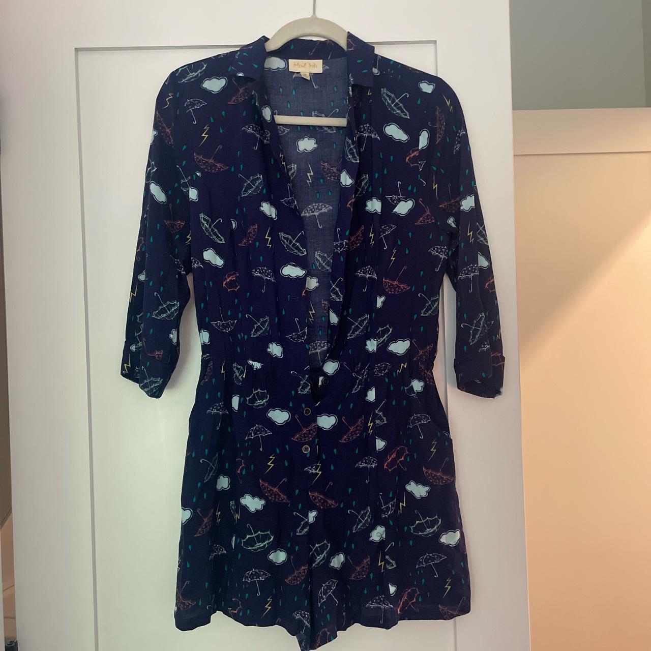 ModCloth umbrella romper - rarely worn - adorable... - Depop