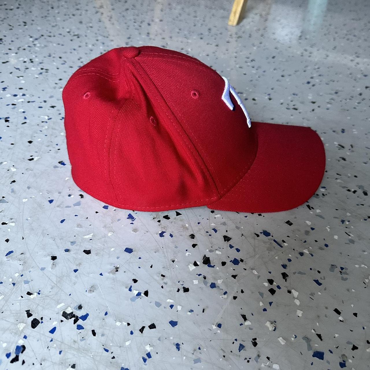 Red New Era Texas Ranger hat. Fits a medium/large.... - Depop