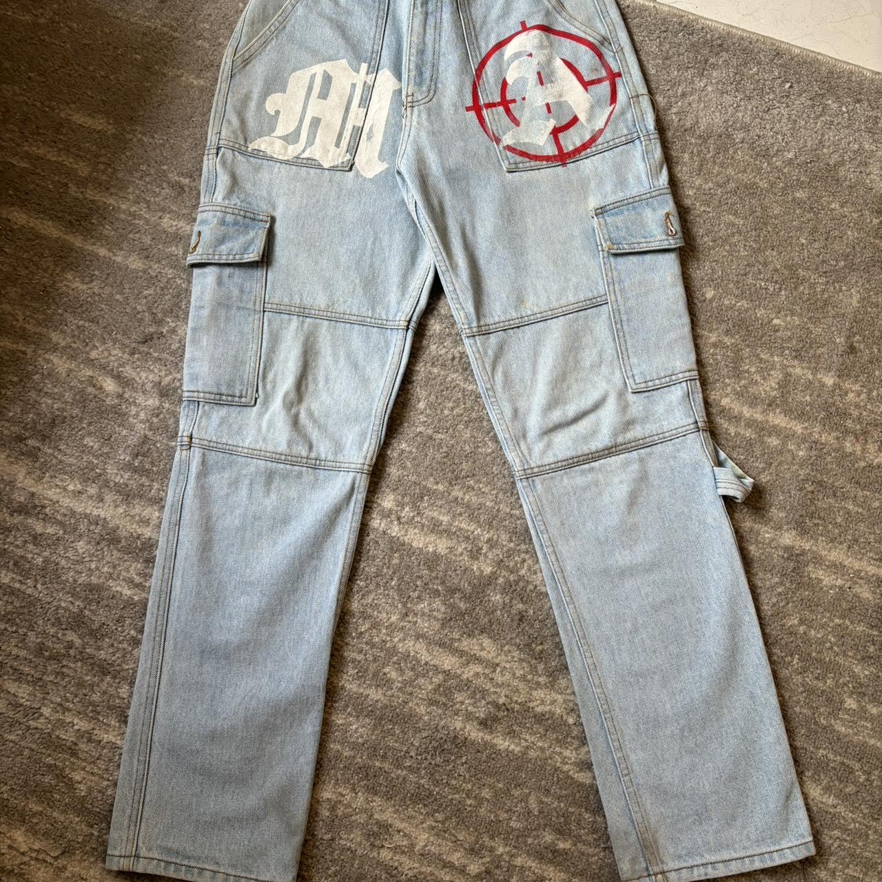 MENACE X ABSENT CARGO DENIM EXTREMELY HARD TO FIND... - Depop