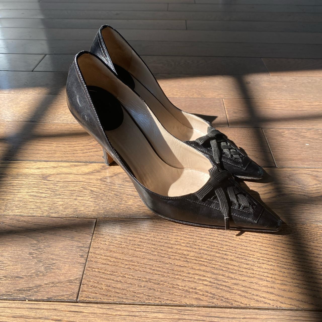 Dior Heels - Authentic Dior Corset Lace Up Heels in... - Depop
