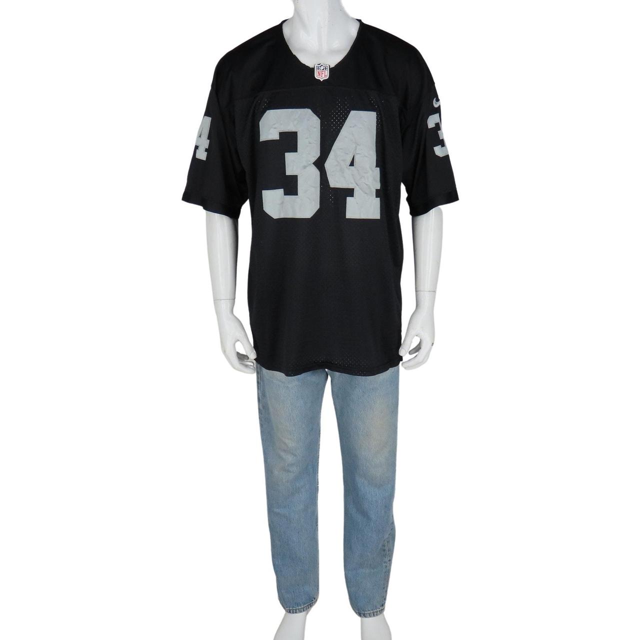 Nike On Field Bo Jackson 34 Raiders Black NFL... - Depop