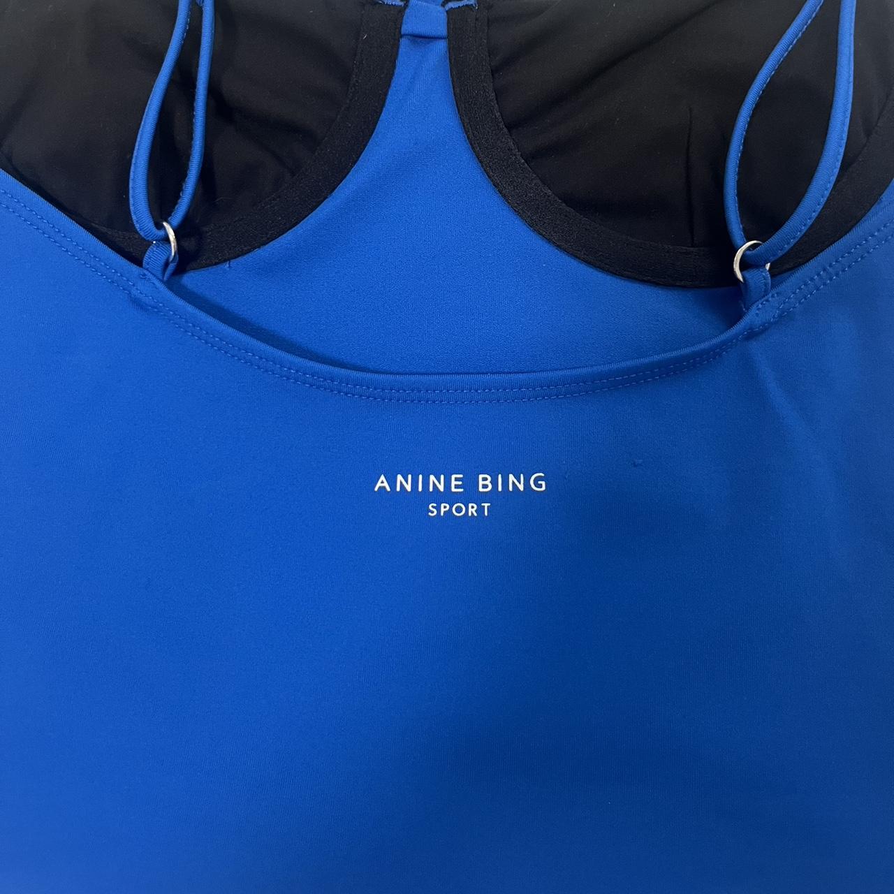 Anine Bing one piece Swimsuit like material Size... - Depop