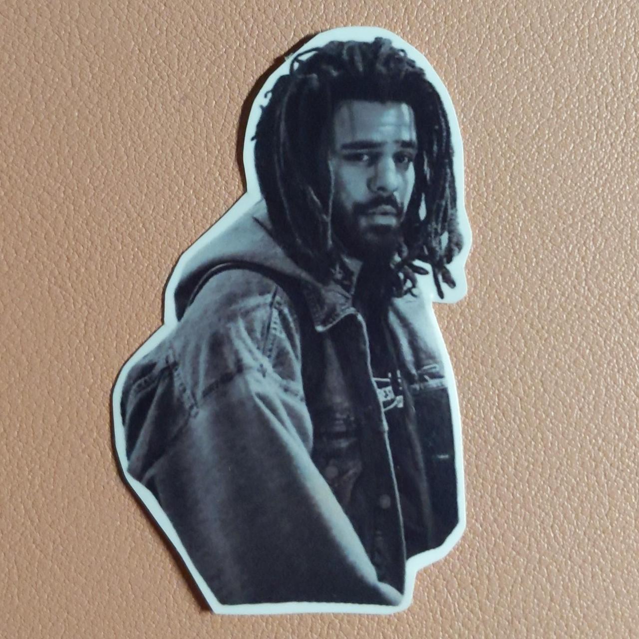 #jcole sticker water resistant glossy more... - Depop