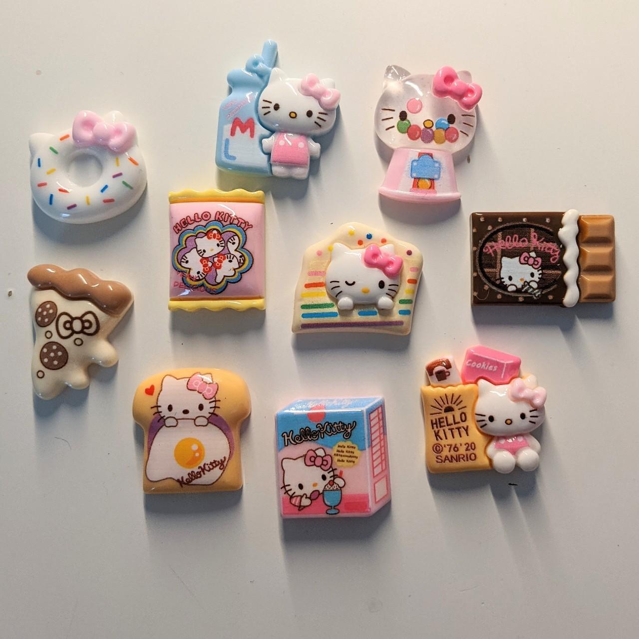 hello Kitty snacks magnets!😊😊💖 10 pieces strong... - Depop