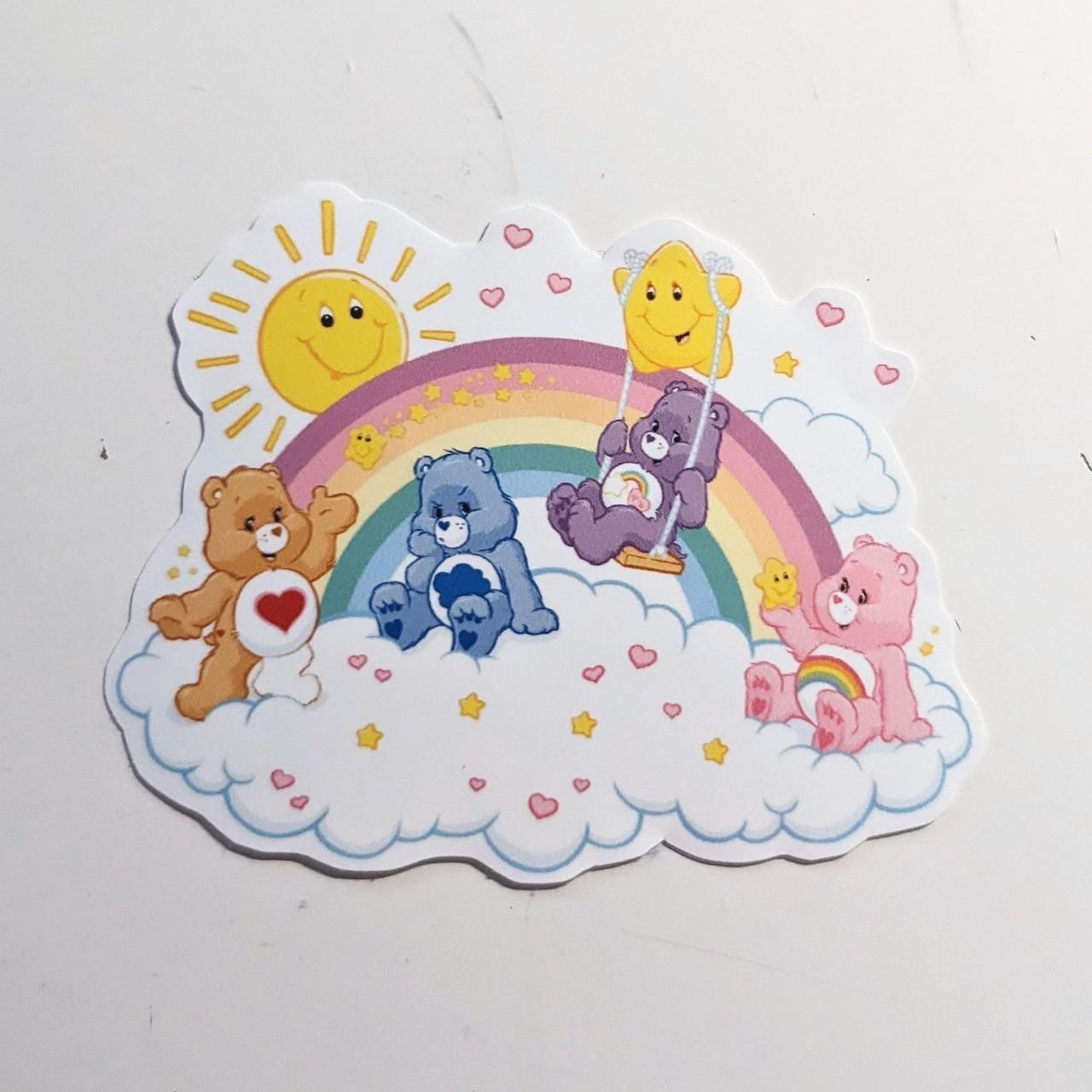 Large care bear sticker!! water resistant glossy... - Depop