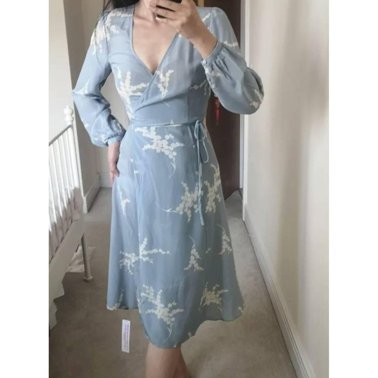 Baby blue realisation par dress 👗 Size XXS - Depop