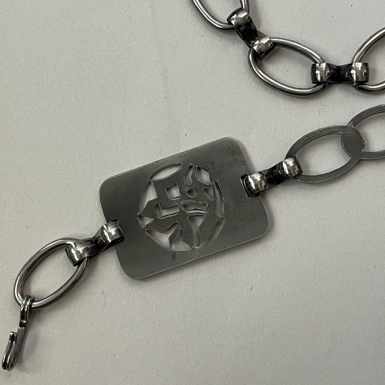 metal belt with cute chain detailing. #metalbelt... - Depop