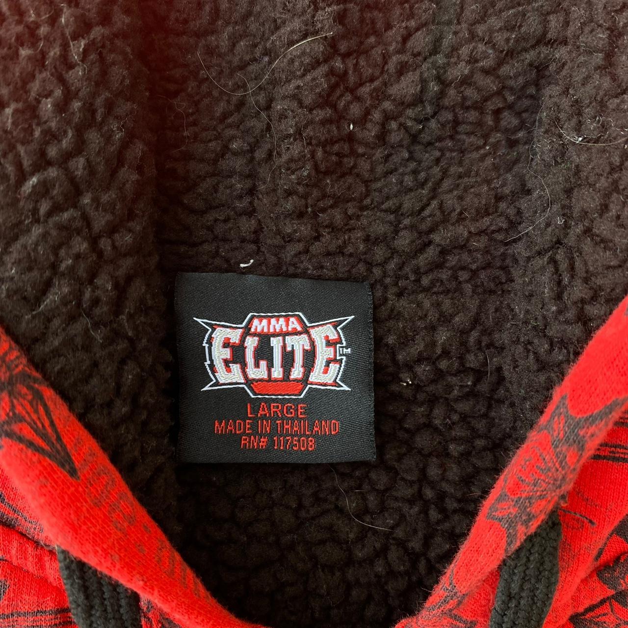 MMA ELITE Malgoth Sherpa Lined Zip Up Hoodie Y2K... - Depop