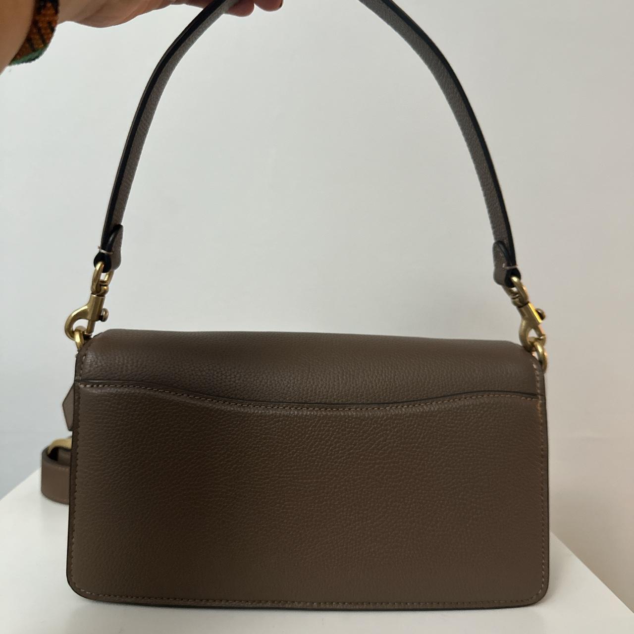brown coach tabby 26 shoulder and crossbody... - Depop